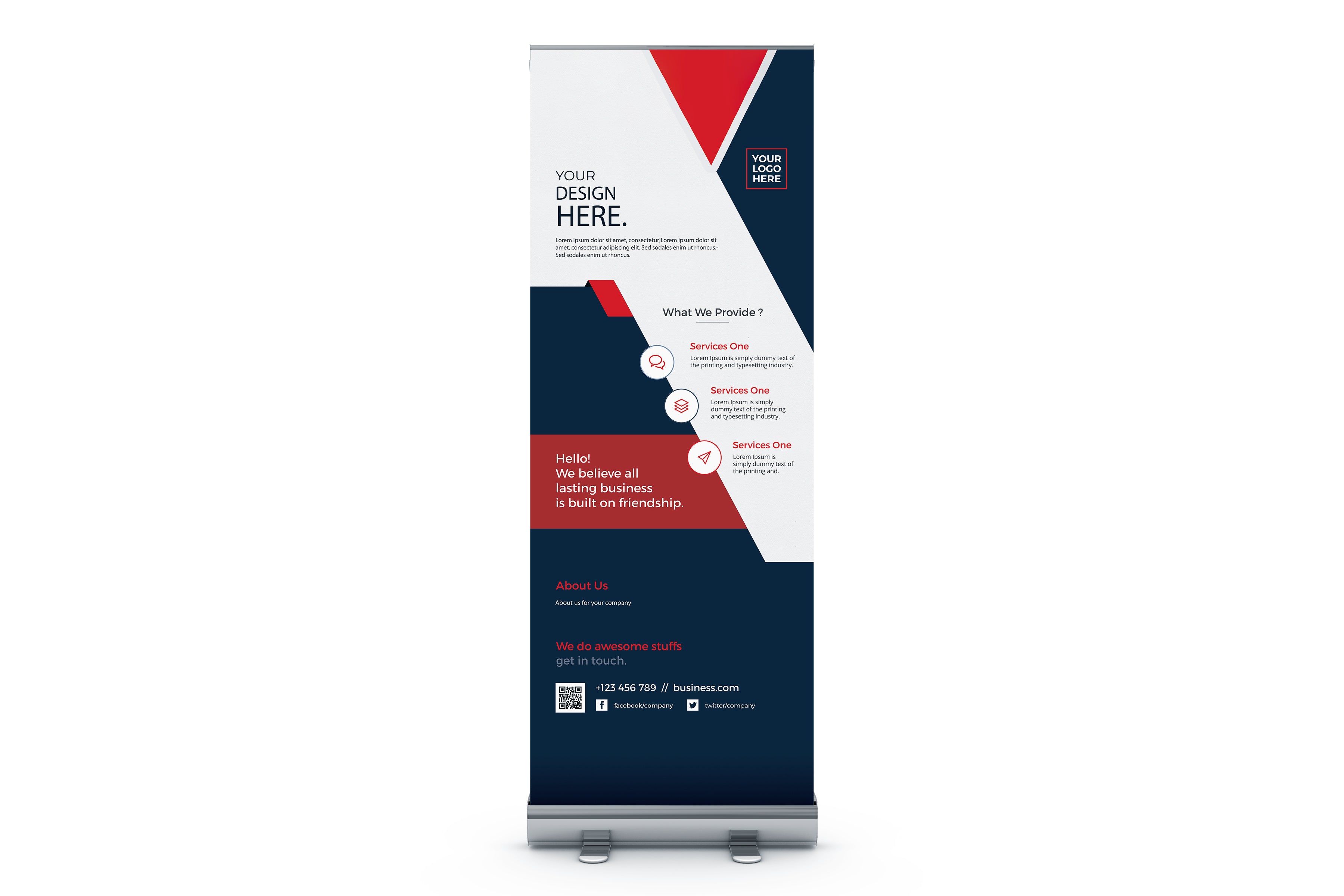 Roll Up Banner 85x200 cm– Art Factory